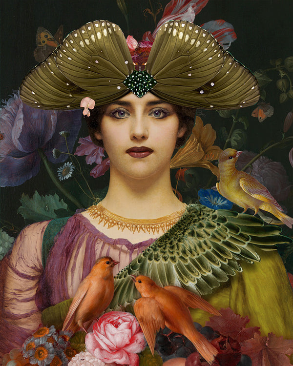 Poet of the Forest. Nature Goddess. Fine Art Print - Opium of the Poets