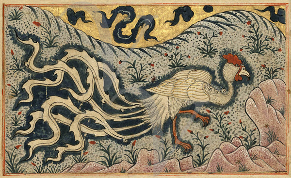 Persian Simurgh Bird. Fine Art Print - Opium of the Poets